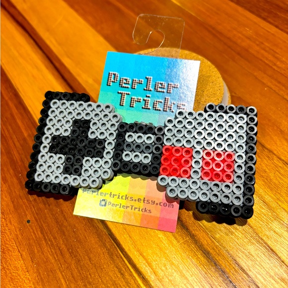 Accessories | Classic Nintendo Bow Tie Game Controller Perler Beads ...